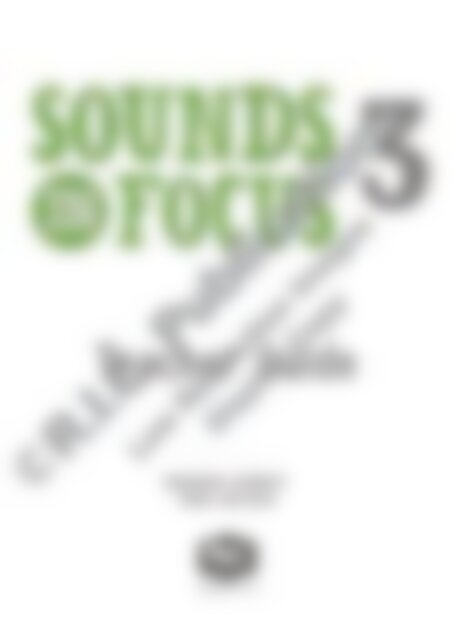 Sounds in Focus 3 Teacher Guide
